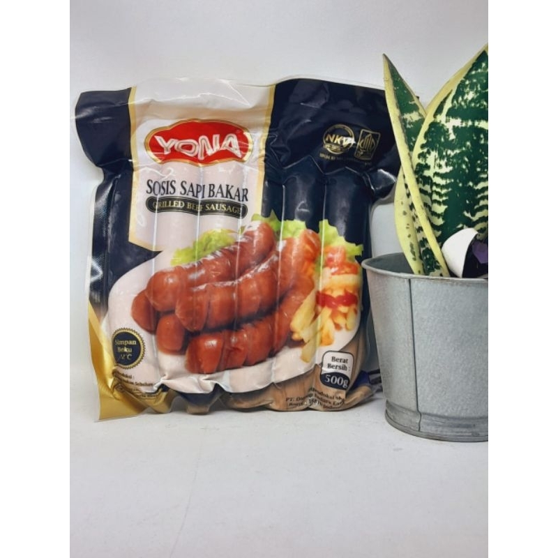 Jual YONA SOSIS SAPI BAKAR 500GR - SOSIS DAGING SAPI ASAP | Shopee ...
