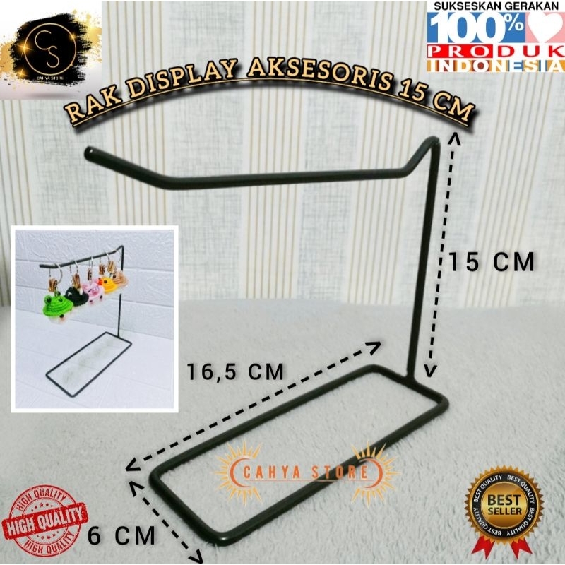 Jual Rak display aksesoris tinggi 15 CM | Shopee Indonesia
