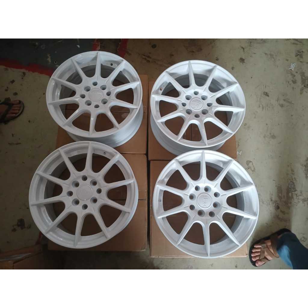 Jual Velg Racing HSR Original White R15 BestFor Avanza Xenia Vios Freed ...