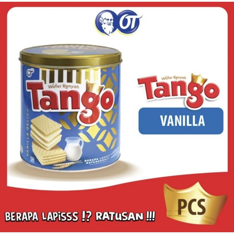 Jual Tango Wafer Kaleng Vanilla 290 gr / Biskuit Wafer Kaleng Tango ...