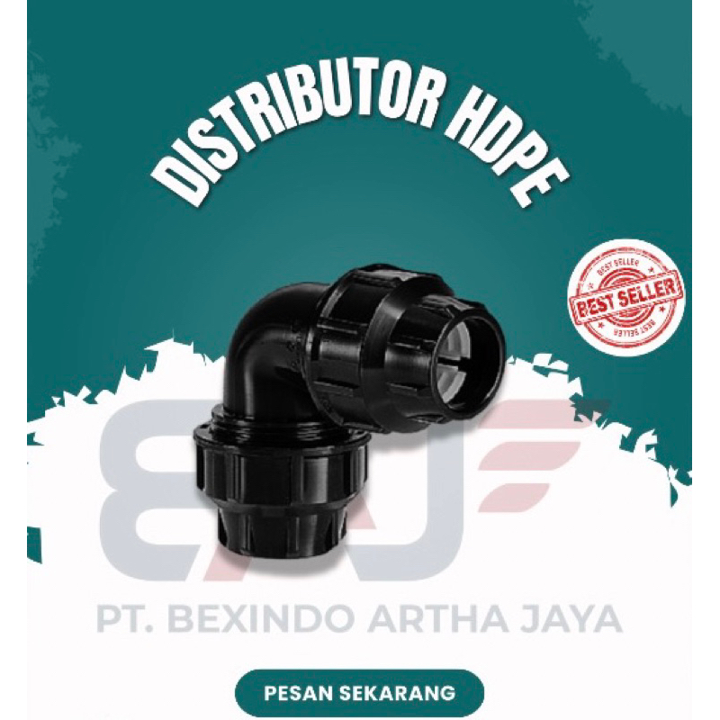 Jual Elbow Compression Hdpe 20mm - Knee hdpe compression 1/2 Inch ...
