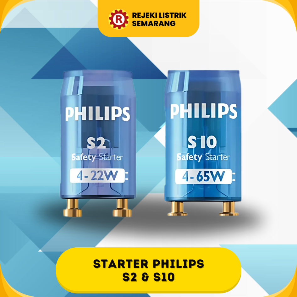 Jual STARTER PHILIPS LAMPU TL S2-P, S10-P ORIGINAL | Shopee Indonesia
