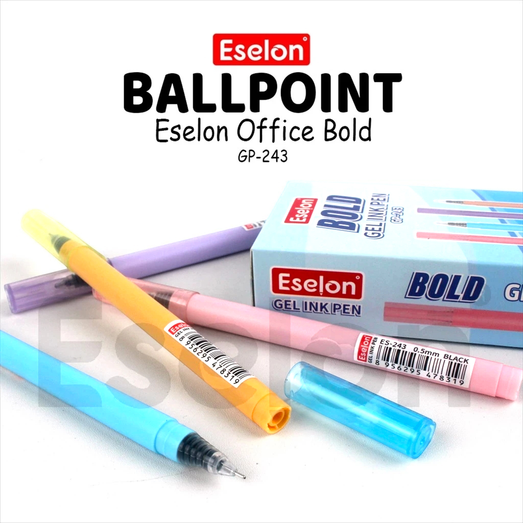 Jual Pulpen Gel Bold / Bolpoin Gel Body Stabilo (12pcs) | Shopee Indonesia