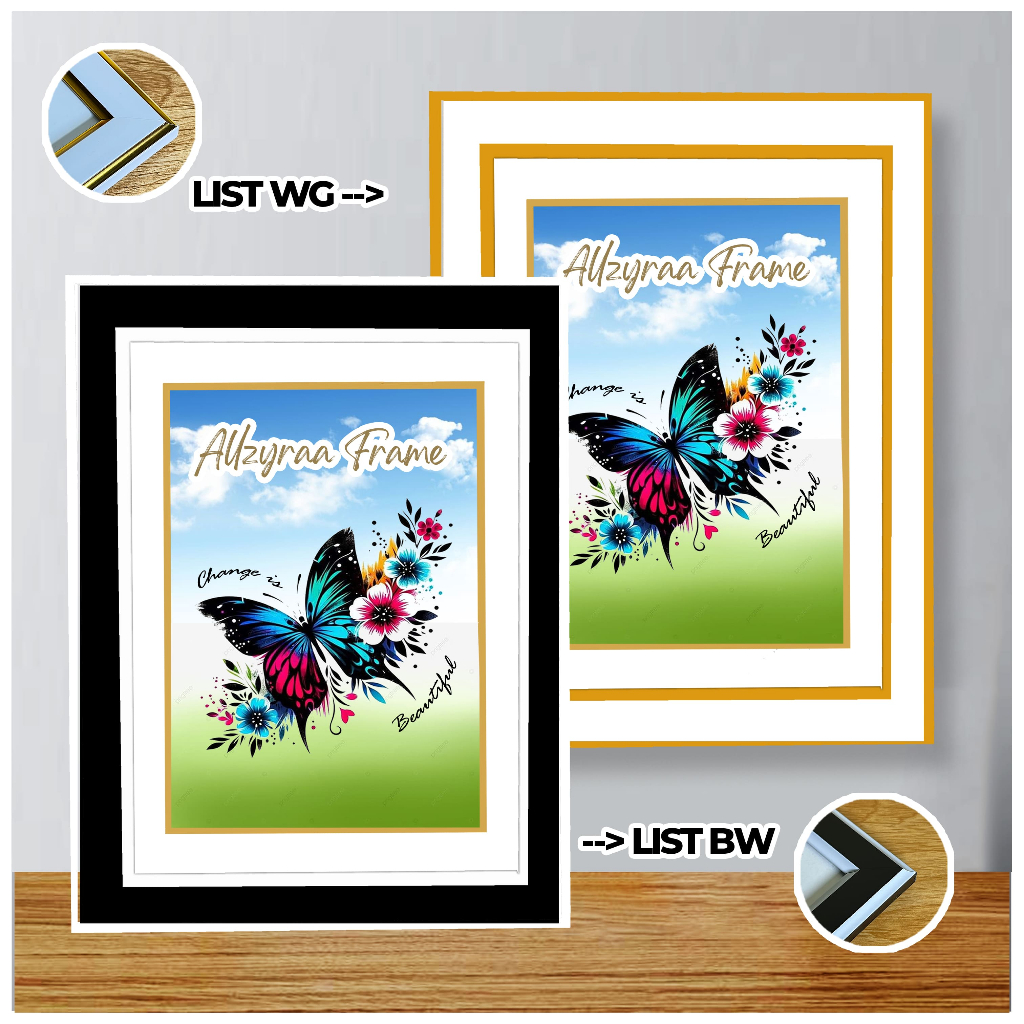 Jual BINGKAI KACA A4 / 21x30CM 12R BINGKAI IJAZAH, SERTIFIKAT FRAME ...