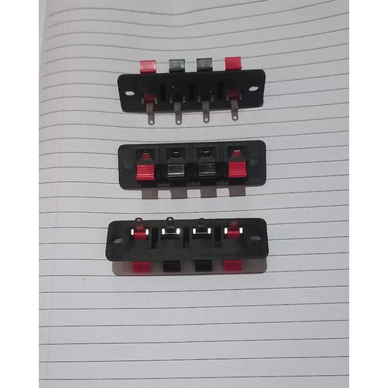 Jual Terminal jepit 4 pin, untuk kabel speaker | Shopee Indonesia