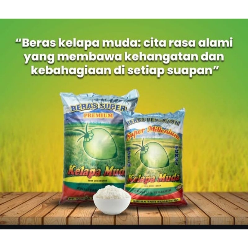 Jual Beras kelapa muda 25kg | Shopee Indonesia