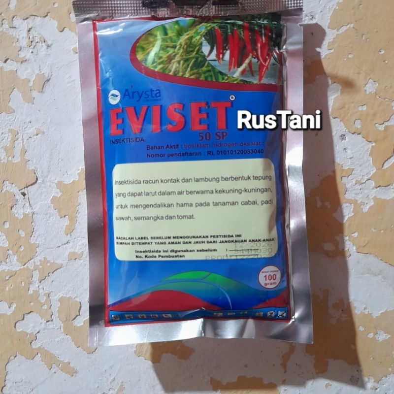 Jual Insektisida Kontak dan lambung EVISET 50SP "100Gr YA" bahan aktif ...