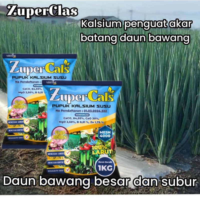 Jual Zupercals Pupuk Kalsium Plus Boron + Zinc Pupuk Pembesar Daun ...