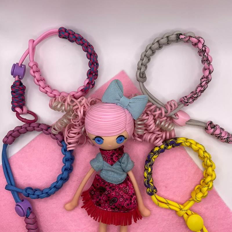 Jual Phone Strap Paracord Aesthetic Free Inisial & Mika| Tali Gantungan ...