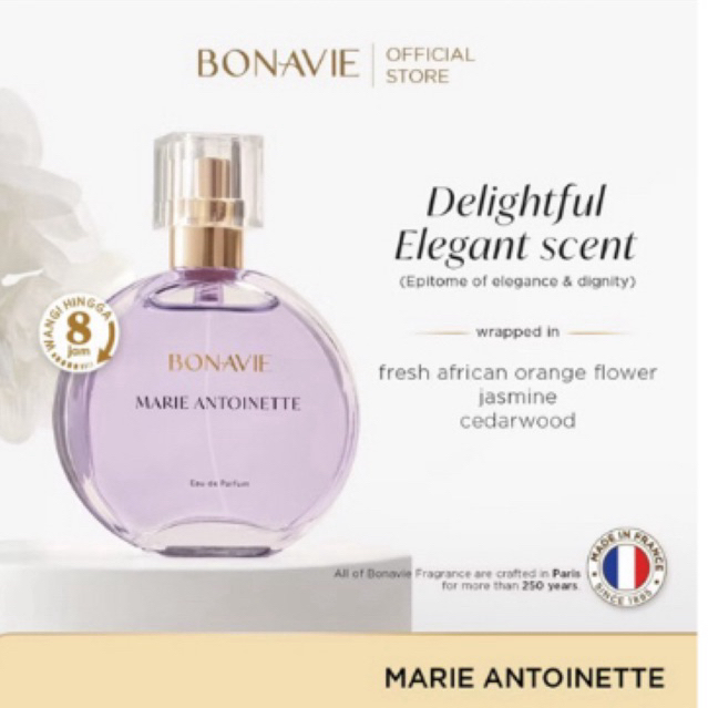 Jual BONAVIE Marie Antoinette Eau De Parfume- 30ml | Shopee Indonesia