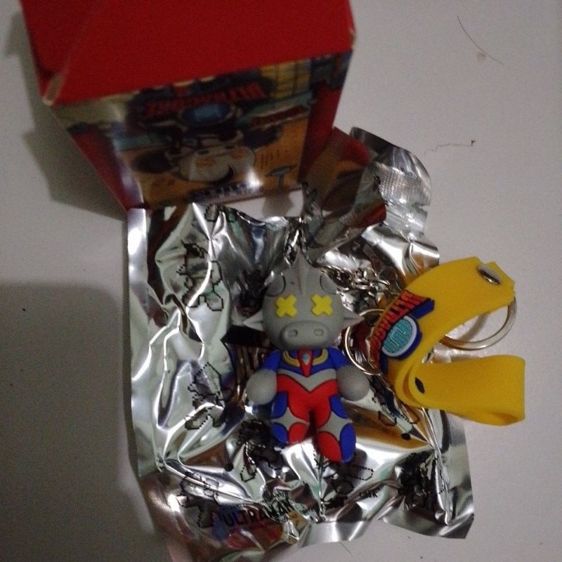 Jual Ultracore Ultraman Tiga Ultramilk Keychain Gantungan Kunci ...