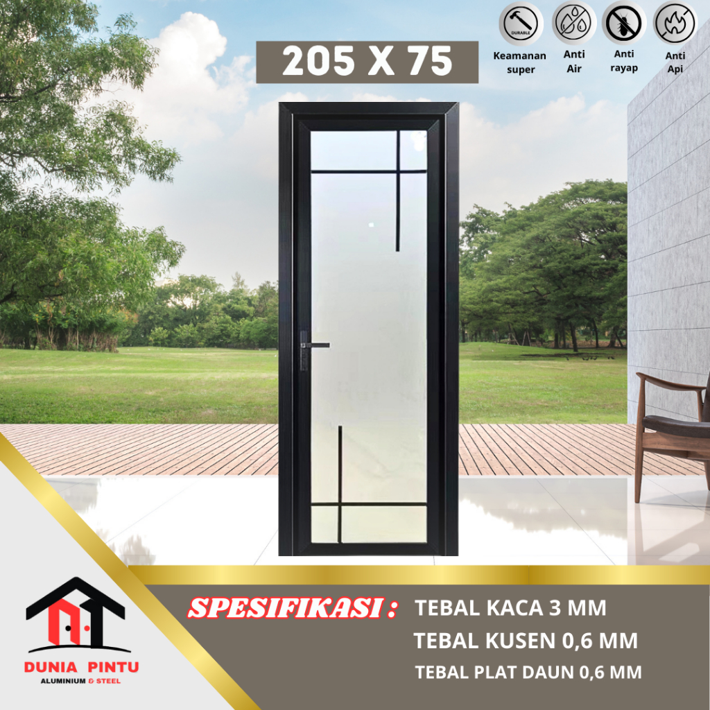 Jual Pintu aluminium, pintu alumi , pintu kamar mandi, pintu toilet ...