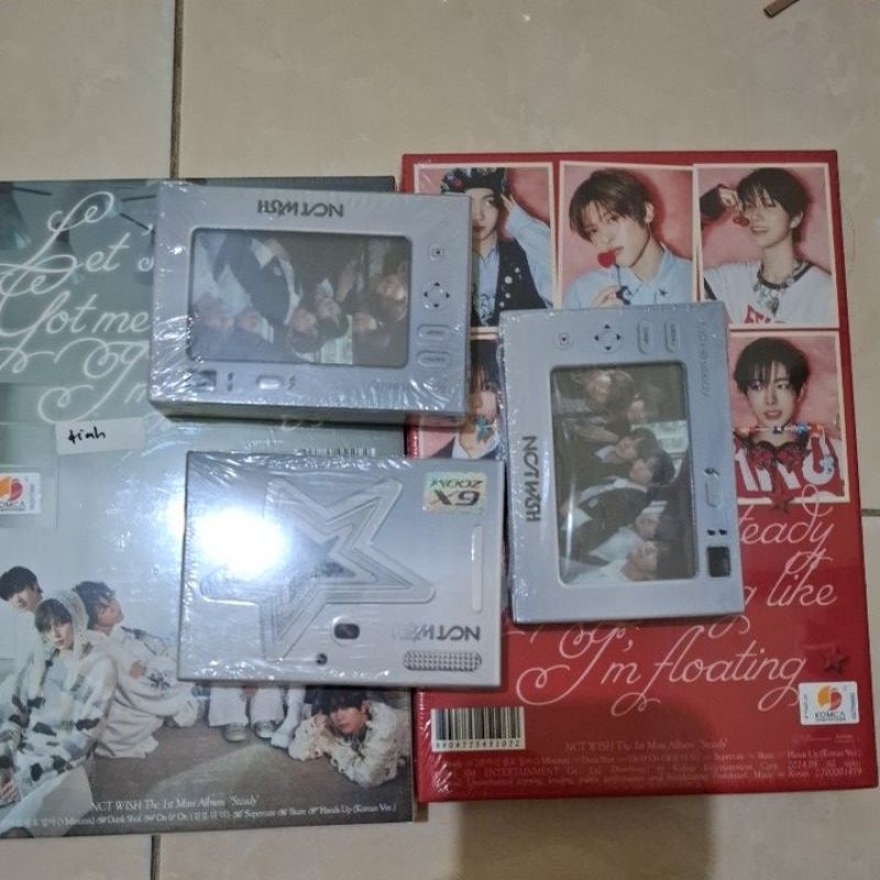 Jual sealed ready stock album nct wish steady sealed qr photobook red dan white UNSEALED SAKUYA ...