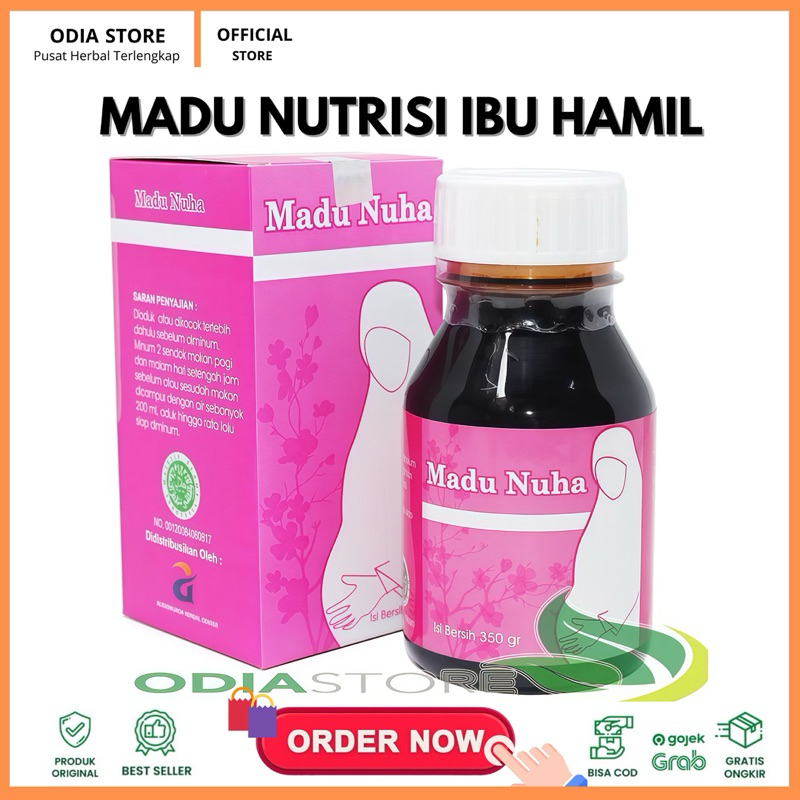 Jual Madu Nuha Madu Nutrisi Ibu Hamil Original 350GR | Shopee Indonesia