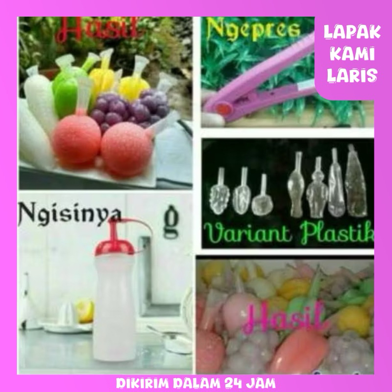 Jual LKL - [PAKET SIAP JUALAN PUDOT VIRAL] Plastik Jelly, Es Sedot ...