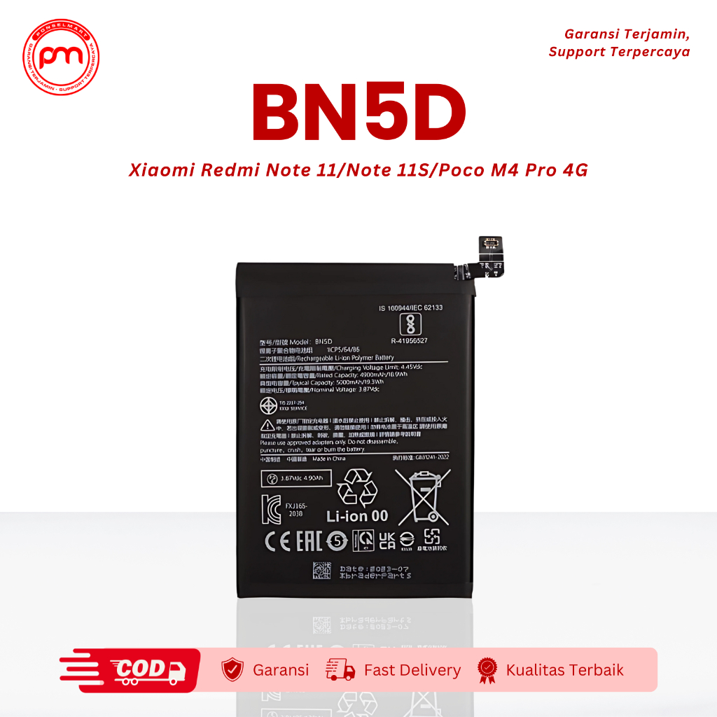 Jual Battery Xiaomi Redmi Note 11 Baterai Note 11S Batre Poco M4 Pro 4G ...