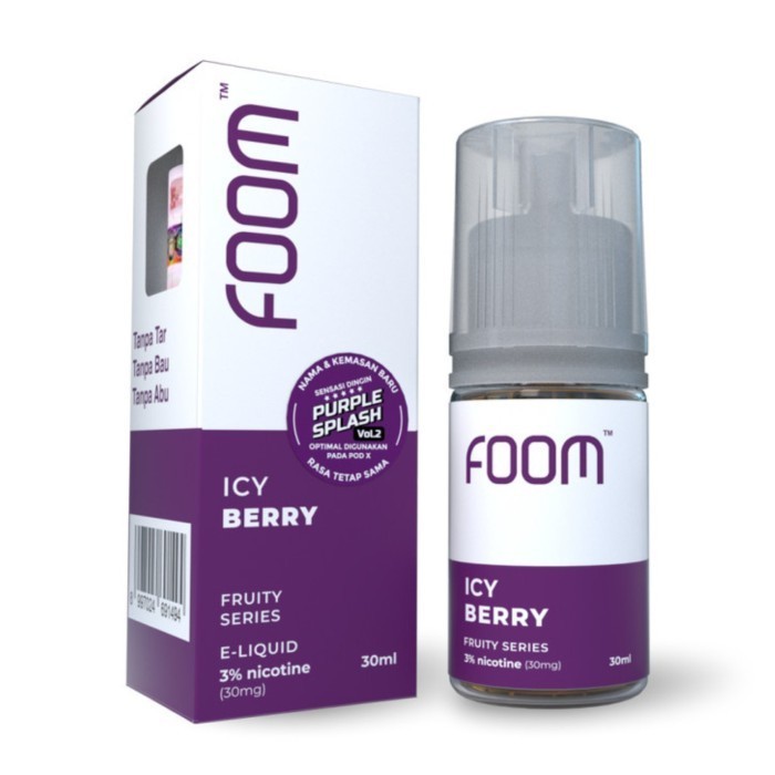 Jual Foom Icy Berry Salt Nic 30ML by Foom Lab - Liquid Foom Fruity ...