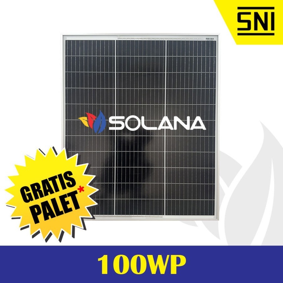 Jual SOLAR PANEL SOLAR CELL PV MODUL P12 100W MONO CRYSTALLINE (PROMO ...