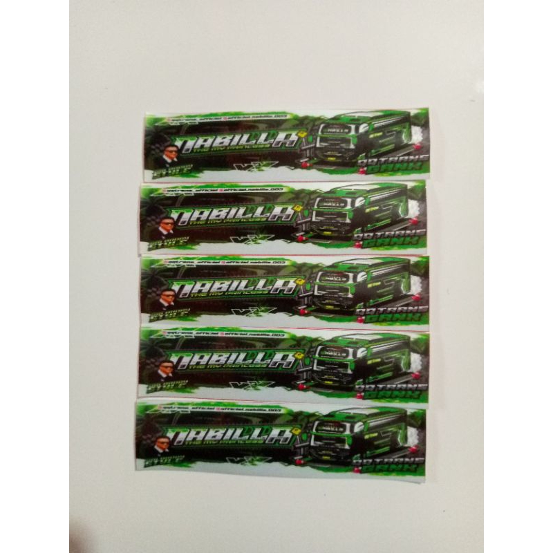 Jual stiker bus basuri edisi terbaru dari nabila qq trans | Shopee ...