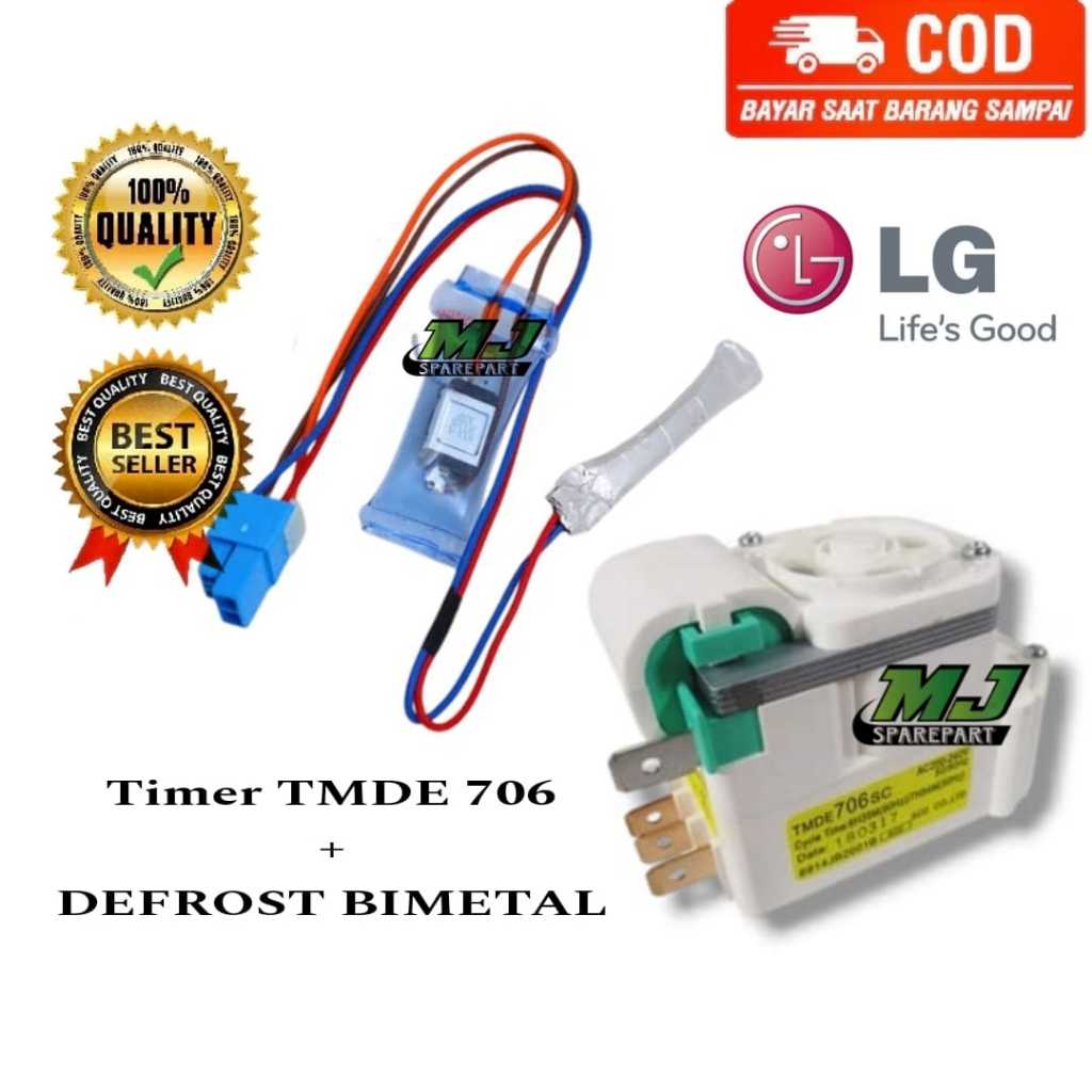 Jual Timer dan sensor defrost bimetal kulkas LG 2 pintu inverter | Shopee Indonesia