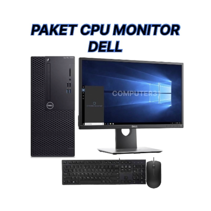 Jual SATU SET COMPUTER DELL INTEL CORE I5 8500 8TH RAM 32GB SSD 512GB ...
