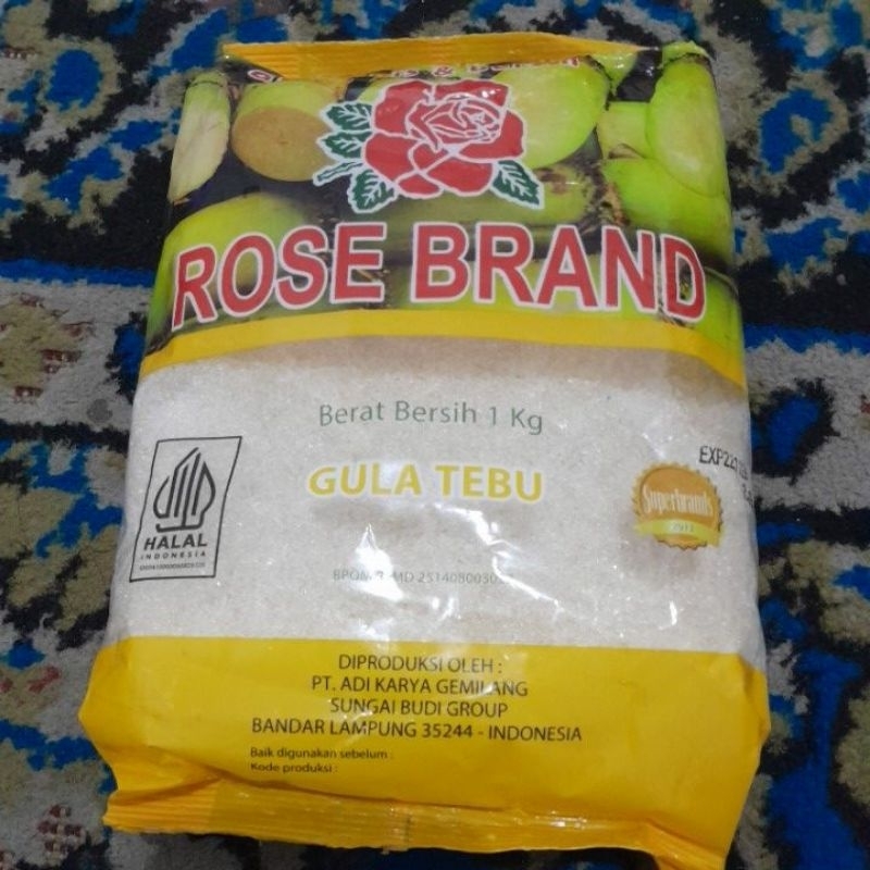 Jual Gula Tebu Rose Brand Kuning 1kg | Shopee Indonesia