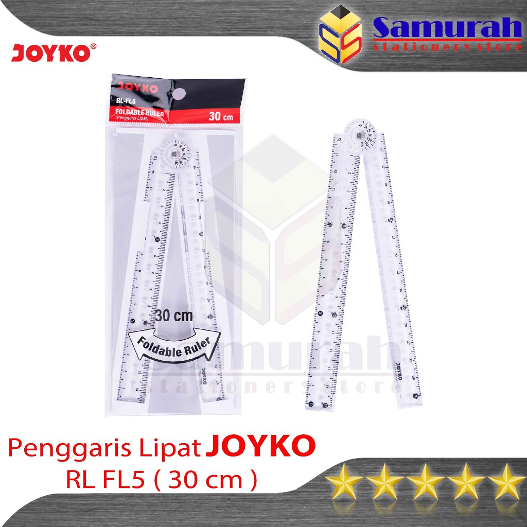 Jual Penggaris Lipat Joyko RL FL5 - 30 cm / Foldable Ruler 15 - 30 ...