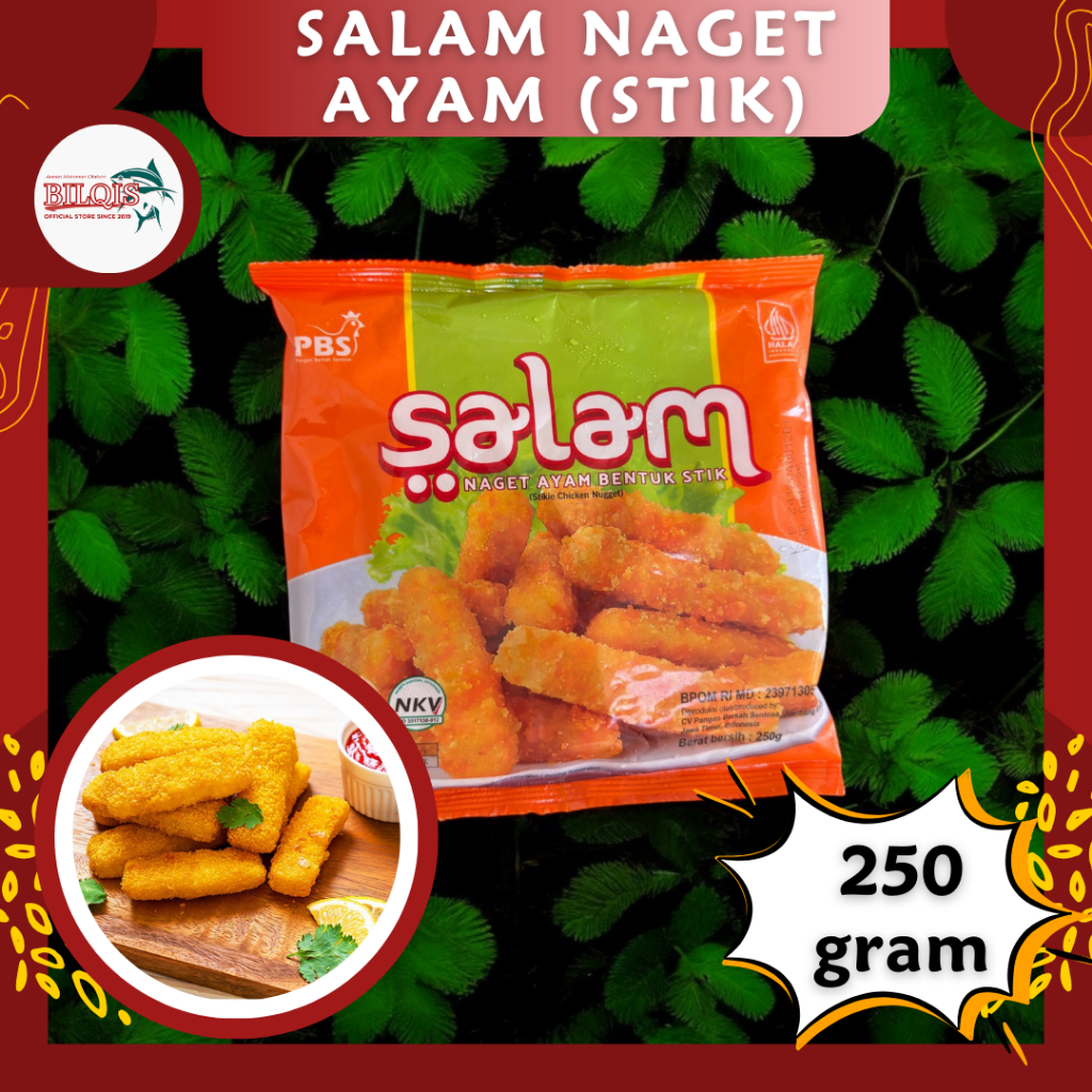 Jual Naget Salam STICK / Nugget Stick / Salam Chicken Nugget STIK 250 ...