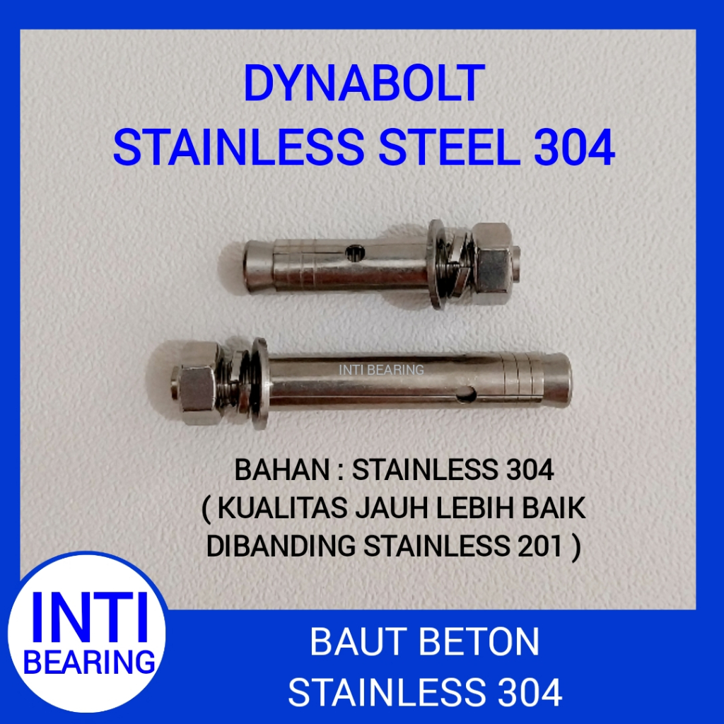 Jual DYNABOLT STAINLESS M8X70 DYNABOLT STAINLESS M8X60 STAINLESS 304 ...