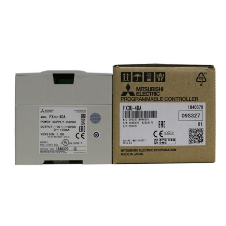 Jual PLC Mitsubishi FX3U FX3U-4DA: Analog Output, 4 Points | Shopee ...