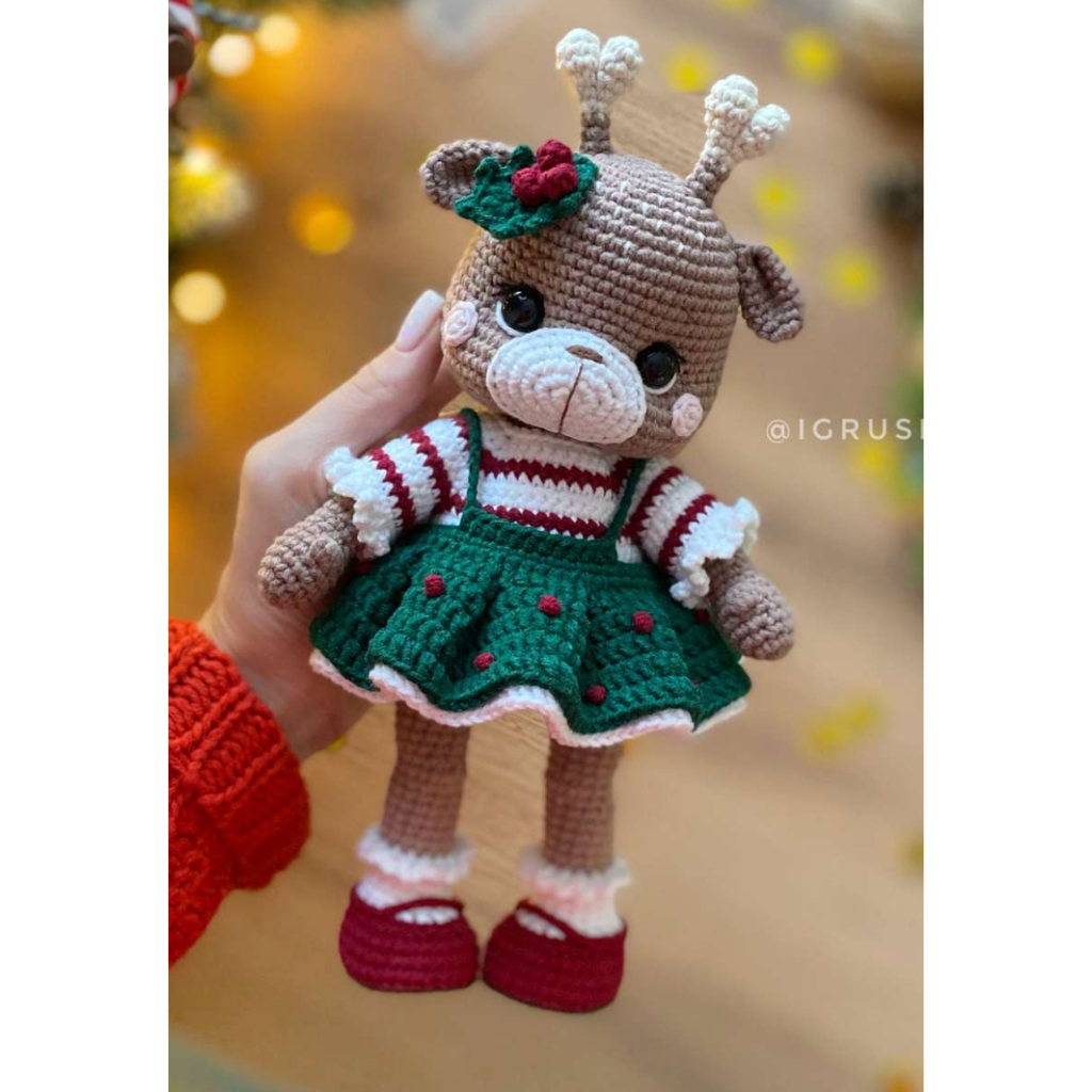 Jual New Year's Fawncrochet toy {PDF File Amigurumi Pattern/Pola ...