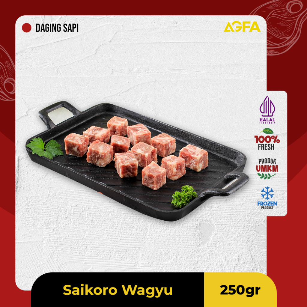 Jual Saikoro Beef - Wagyu Cube - Saikoro Kotak - Daging Empuk - Wagyu ...