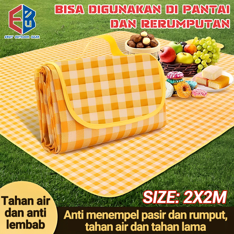 Jual 2x2M camping tikar/Tikar Piknik/ Alas Piknik /Tebal Tikar Pantai ...
