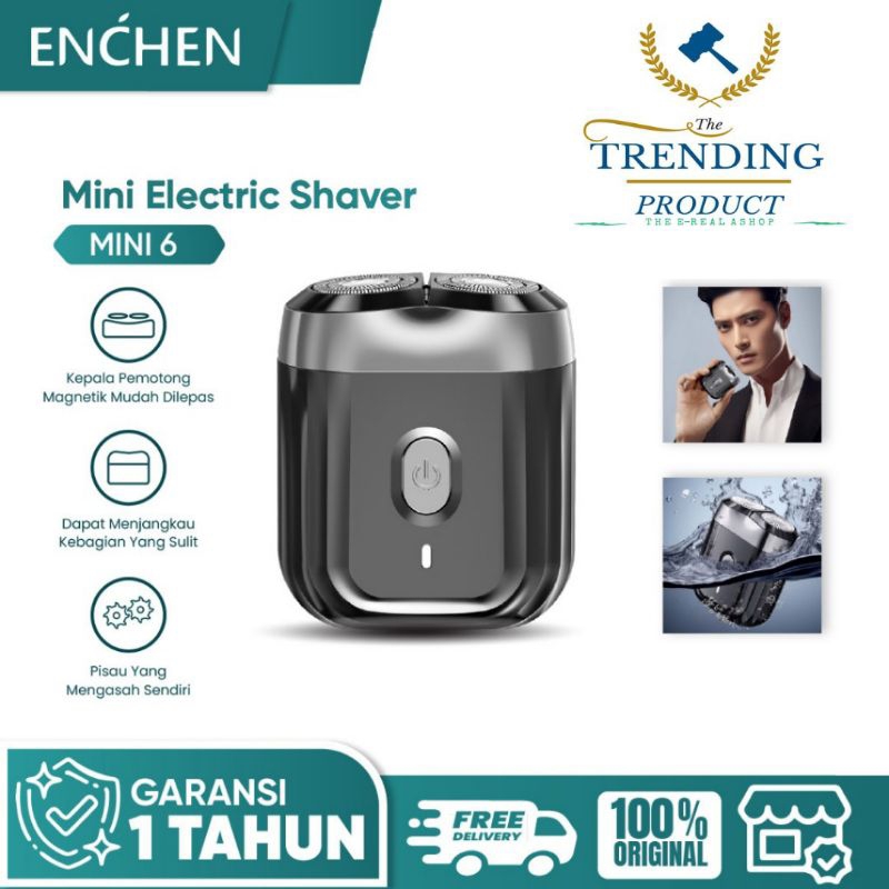 Jual ENCHEN Mini 6 Pro alat cukur shaver portable elektrik anti basah ...