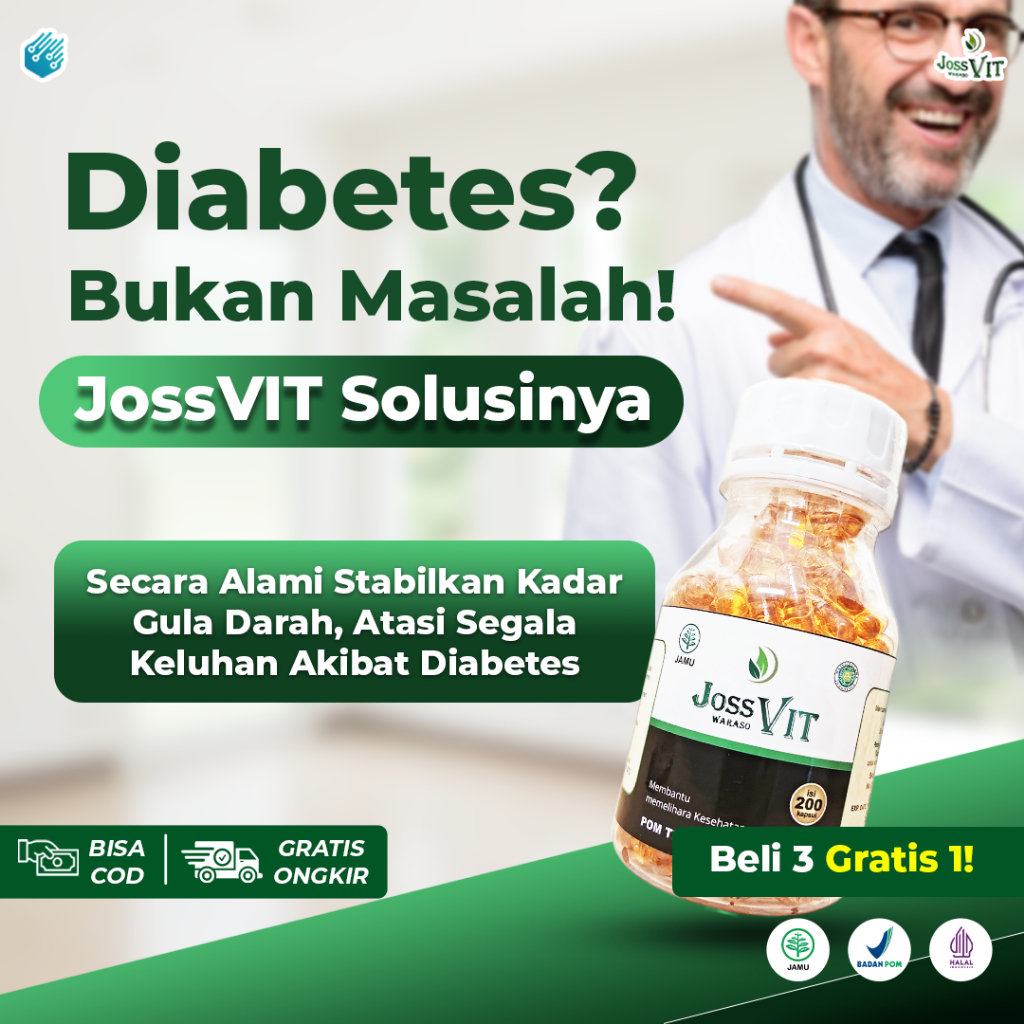 Jual Joss Vit Isi 200 Kapsul - Obat Herbal Bantu Turunkan Gula Darah ...