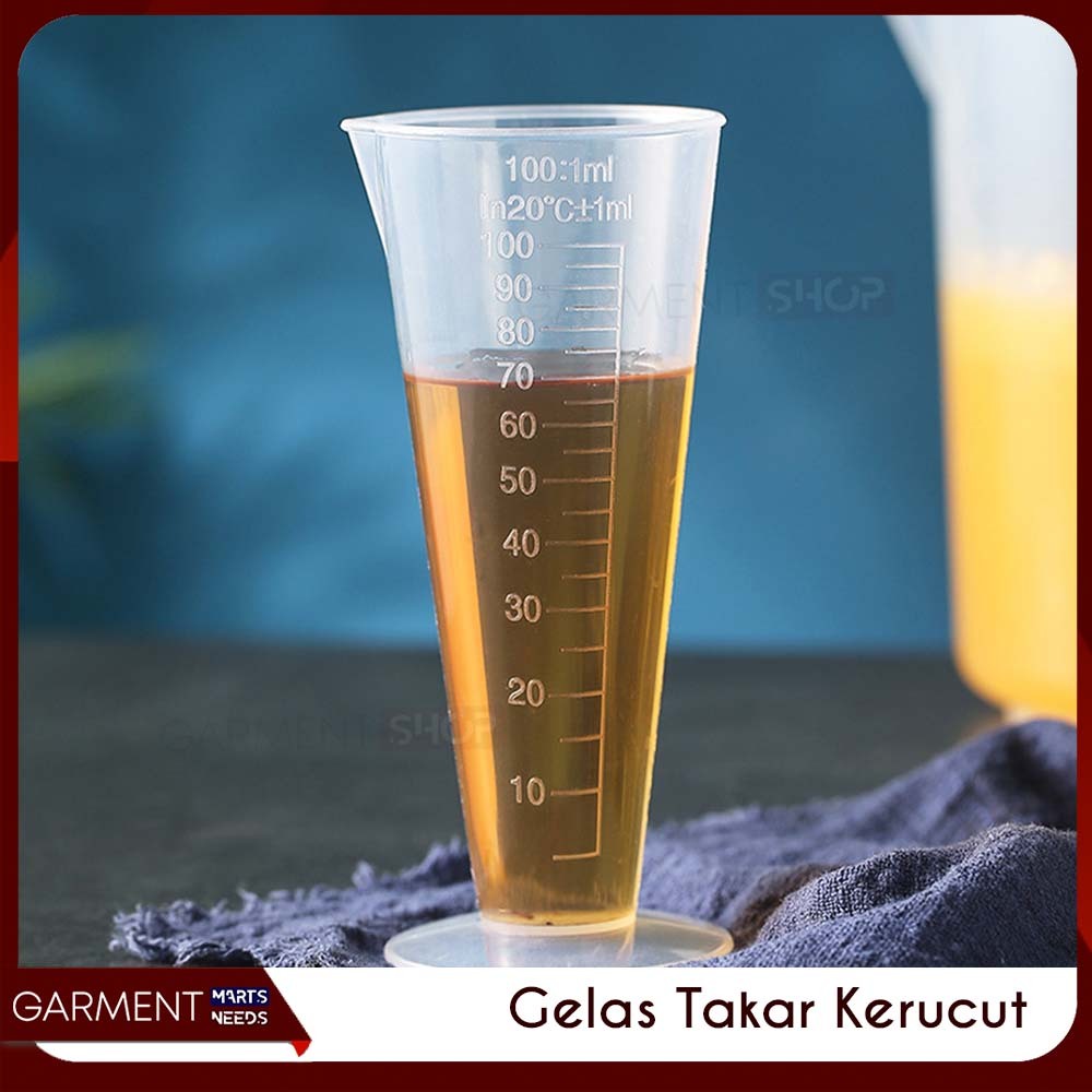 Jual Gelas Ukur 100 ML Plastic Jigger Takaran Gula Minuman Tea Coffe ...