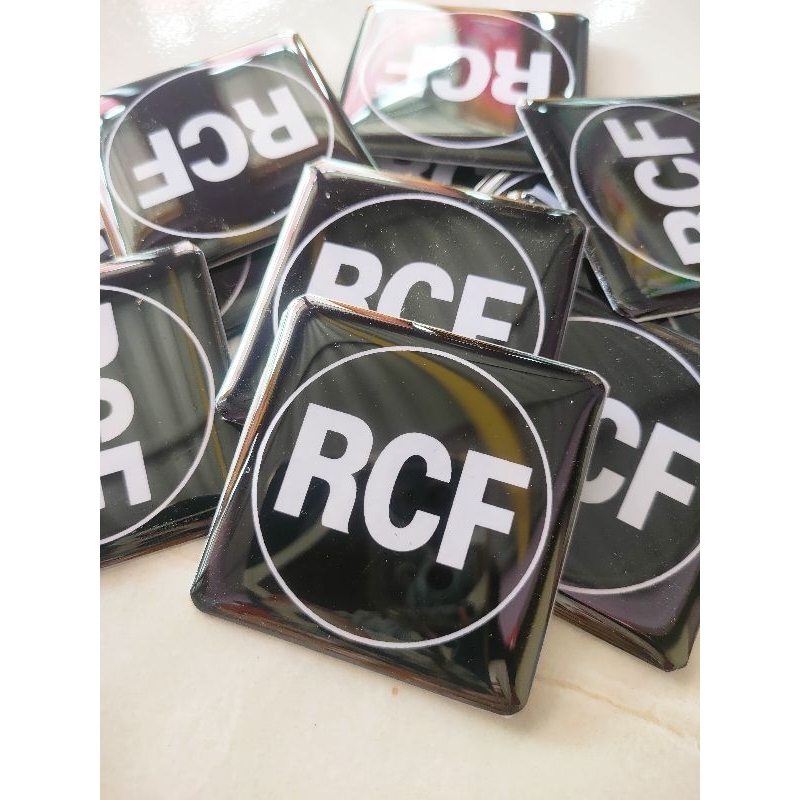 Jual LOGO RCF HITAM PERSEGI | LABEL RCF HITAM PERSEGI | EMBLEM RCF ...