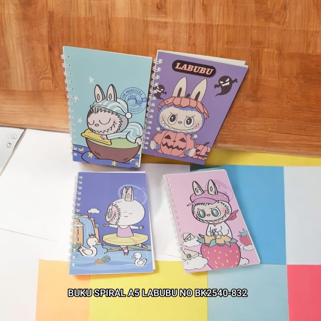 Jual BUKU SPIRAL A5 LABUBU .BK2540-832 | Shopee Indonesia