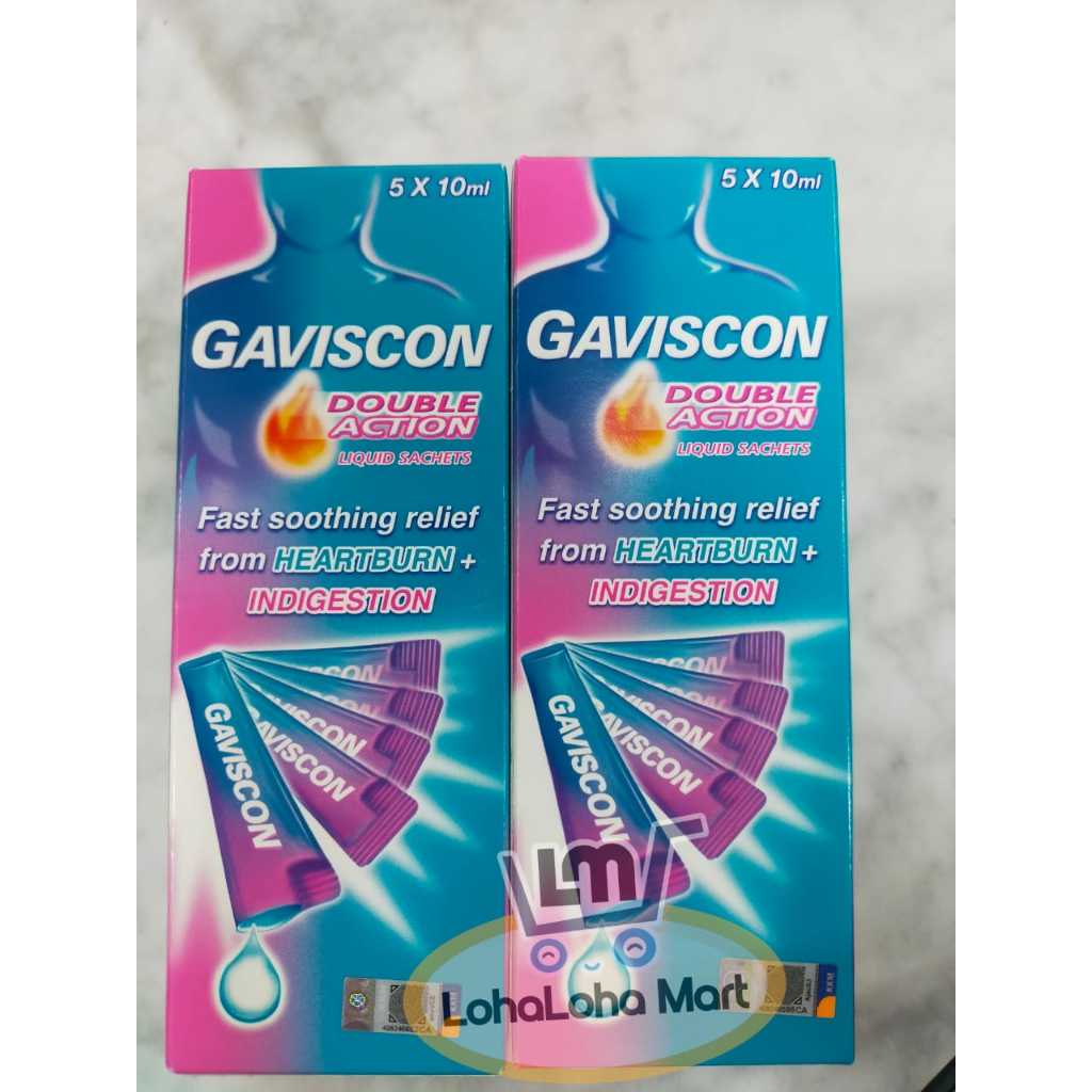 Jual Obat Gaviscon Double Action Liquid Sachets (Malaysia) | Shopee ...