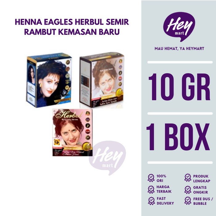 Jual HENNA EAGLE BOX (HARGA PERBOX) | Shopee Indonesia