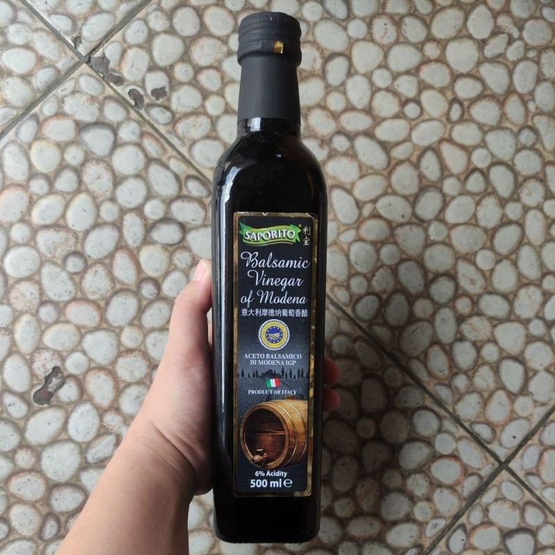 Jual SAPORITO BALSAMIC VINEGAR OF MODENA/ CUKA ANGGUR | Shopee Indonesia