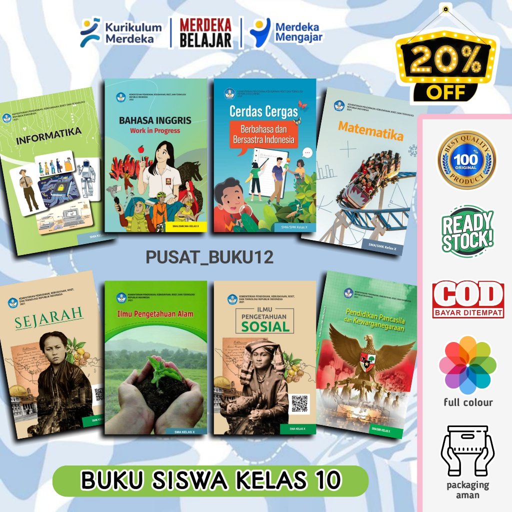 Jual BUKU SISWA KELAS 10 SMA/MA/SMK KURIKULUM MERDEKA - KEMENDIKBUD | Shopee Indonesia