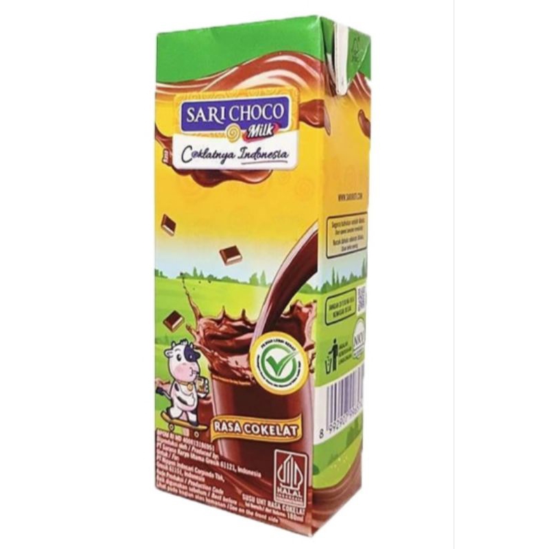 Jual Sari Choco Susu UHT Cokelat Kotak 180 ml | Shopee Indonesia