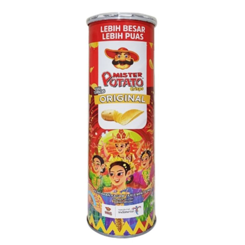 Jual Mister Potato Keripik Kentang Original Kaleng 106 g | Shopee Indonesia