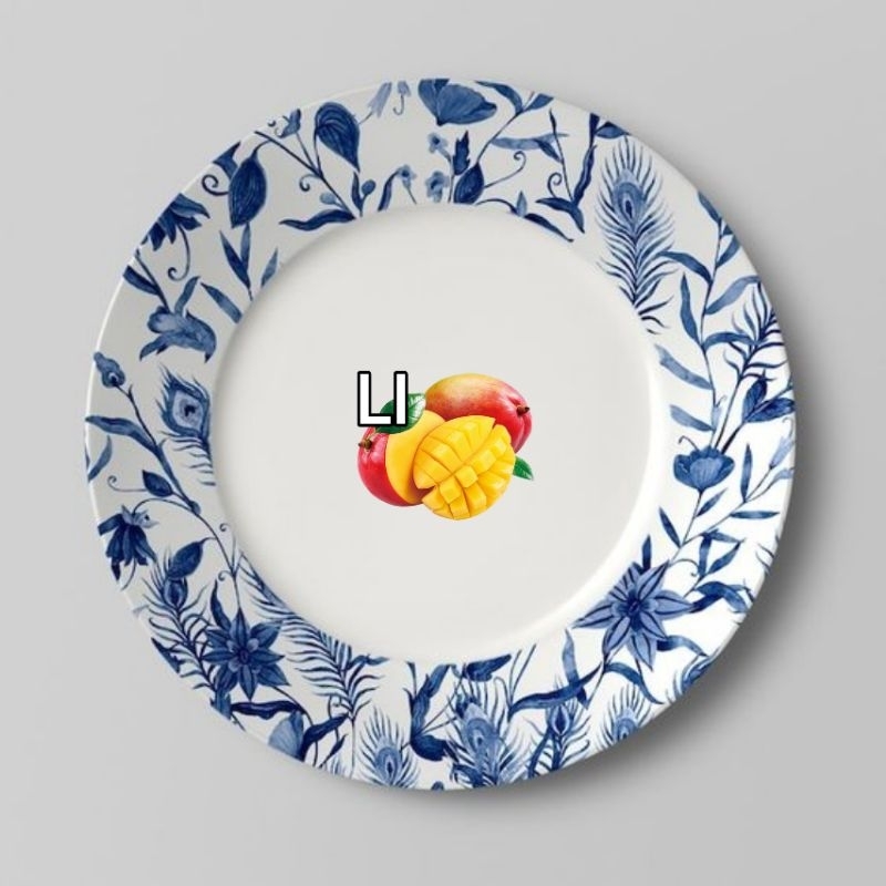 Jual PIRING CANTIK LIST BIRU ESTETIK TEBAL | Shopee Indonesia