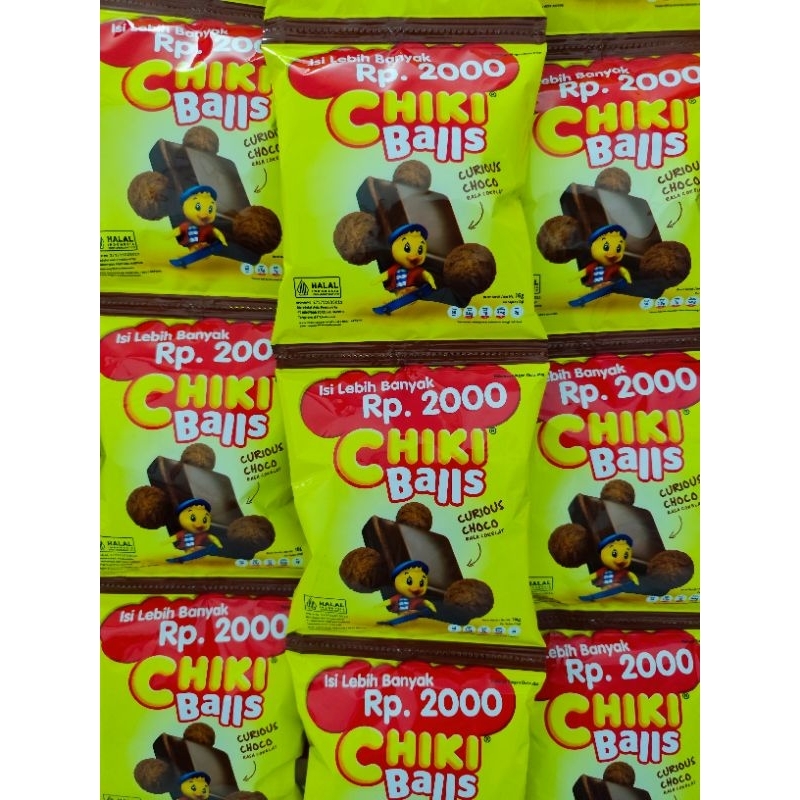 Jual Chiki Balls Curious Choco (1 Renteng isi 10 pcs) | Shopee Indonesia