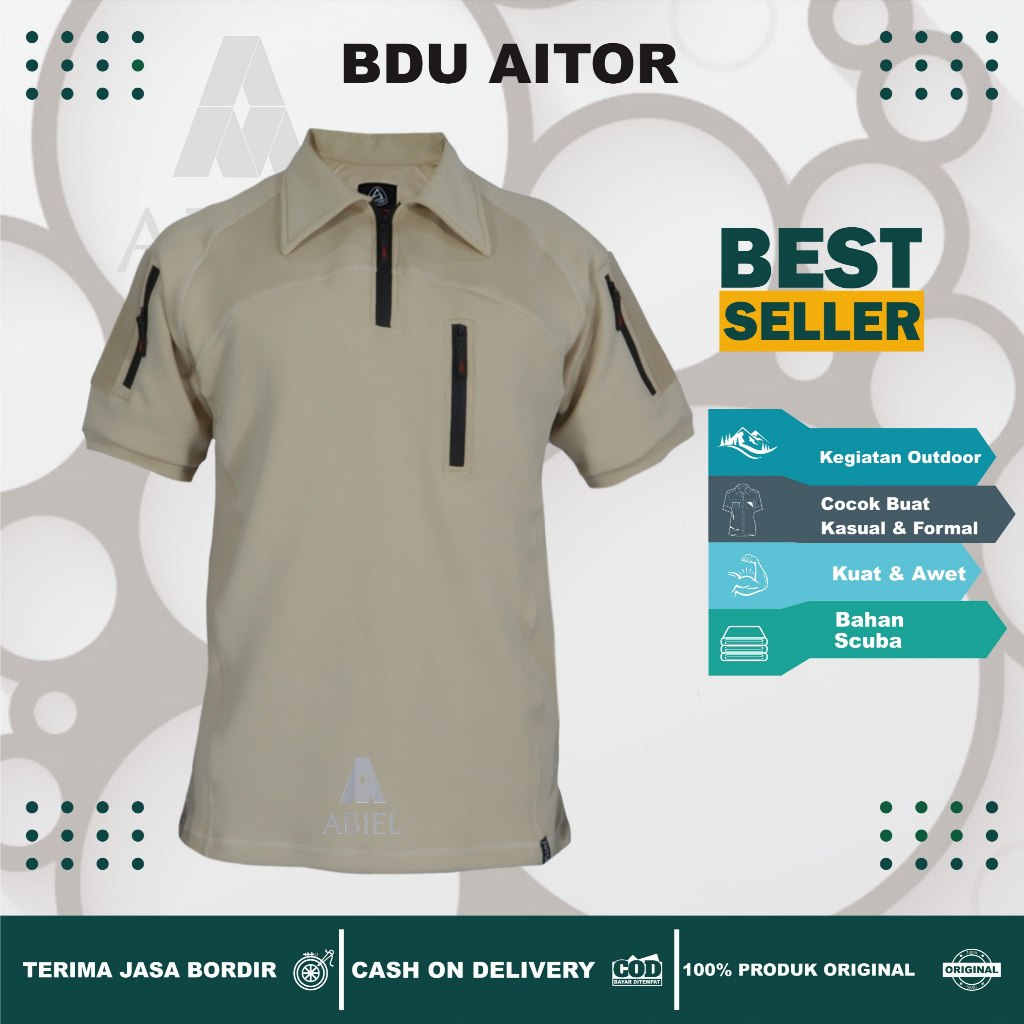 Jual Kaos Tactical BDU SCUBA Lengan Pendek & Panjang / Outfit Olahraga Outdoor DIKIRIM DARI ...