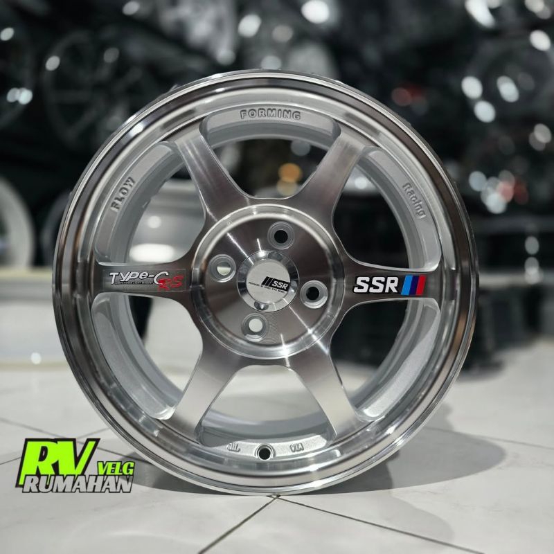Jual velg racing mobil r15 SSR TYPE C 4X100 LEBAR 6,5 velg mobil racing ring 15 velg mobil brio ...