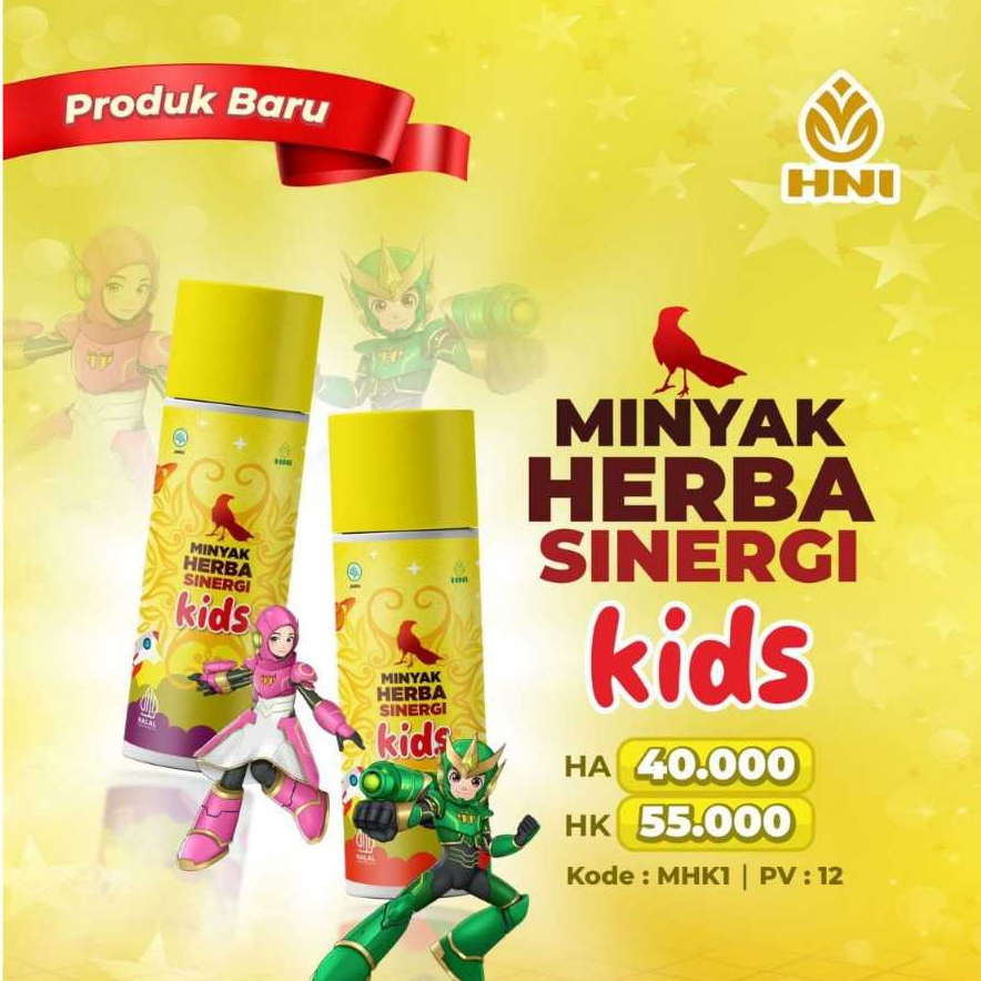 Jual MHS KIDS, MINYAK HERBA SINERGI KIDS NEW VARIAN HNI HPAI | Shopee ...