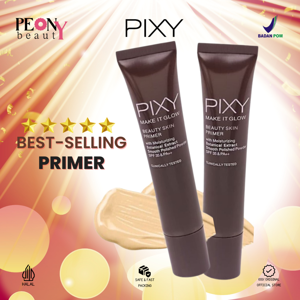 Jual PIXY Make It Glow Beauty Skin Primer 25ml | Primer | Base Makeup ...